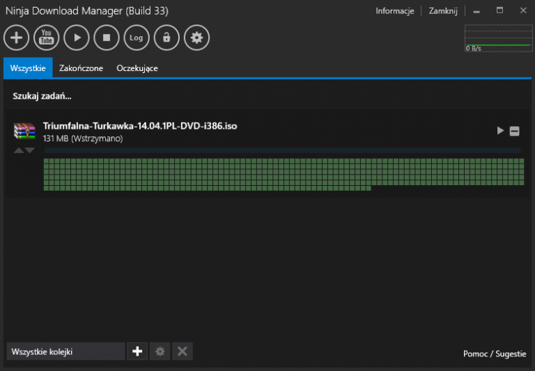 Menedżer przyspieszający ściąganie plików z sieci